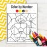 Alice in Wonderland Color by Number Printables for Kids