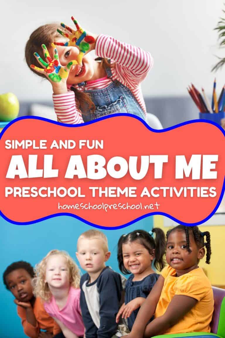 All About Me Preschool Theme Ideas and Activities