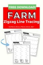 Zigzag Line Tracing Worksheets for Preschool Fun