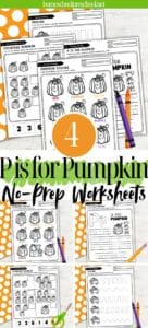 Fun and Free Pumpkin Preschool Printables for Fall