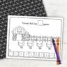 Farm Animal Counting Book for Preschool Math Skills
