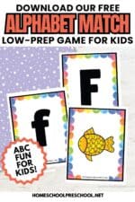 Printable Alphabet Matching Game for Letter Practice