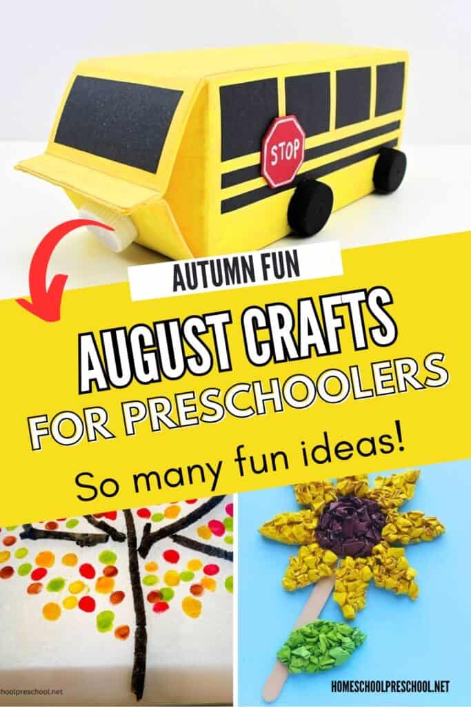 August Craft Ideas for Preschoolers to Celebrate Summer