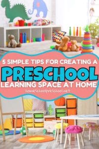Set Up a Preschool Learning Space at Home Easily