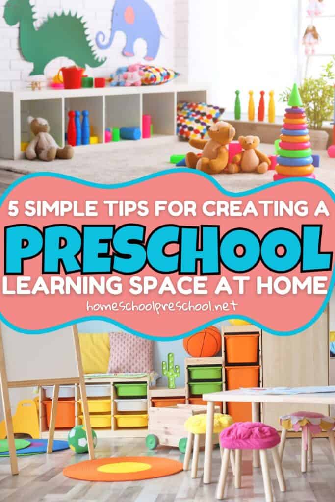 Set Up a Preschool Learning Space at Home Easily