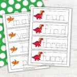 Pre Primer Sight Words Printable for Preschoolers