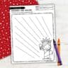 Free Diagonal Line Tracing Worksheets for Preschoolers
