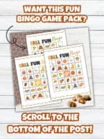 Free Fall Bingo Printable for Preschoolers | Fun Autumn Activity