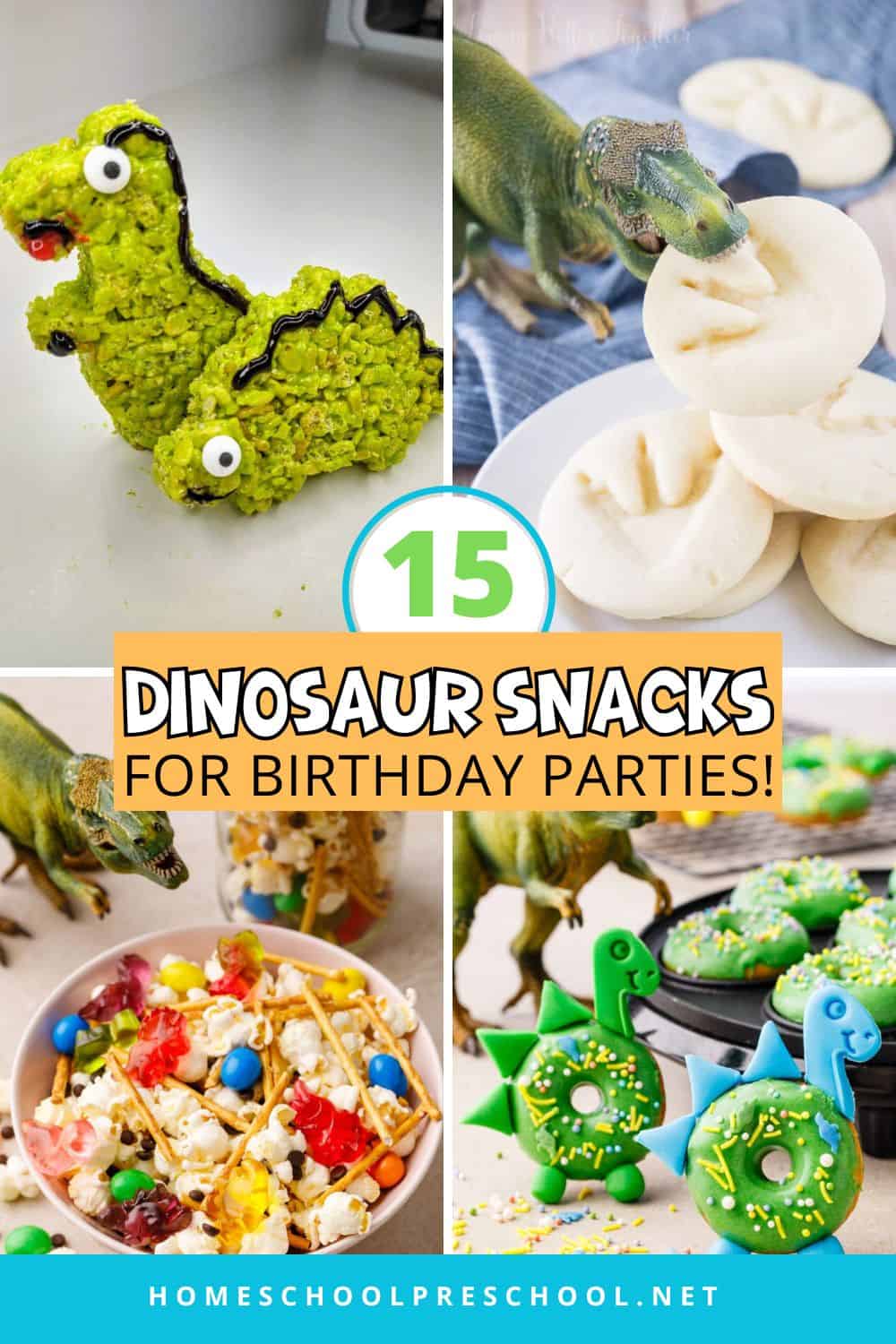 Snacks for Dinosaur Birthday Party Kids Will Love