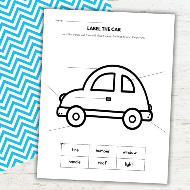 Free Letter C Cut and Paste Worksheets for Preschool