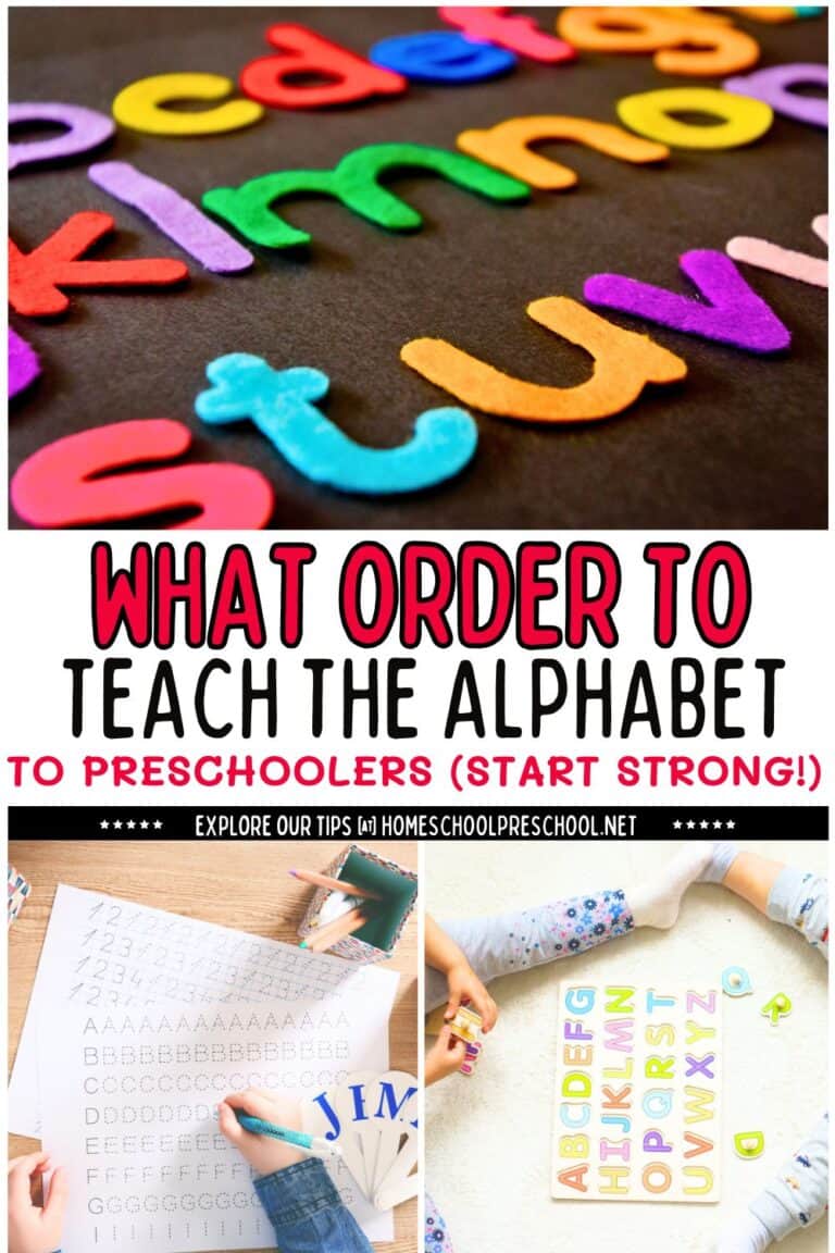 What Order to Teach the Alphabet to Preschoolers