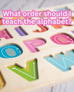 What Order to Teach the Alphabet to Preschoolers