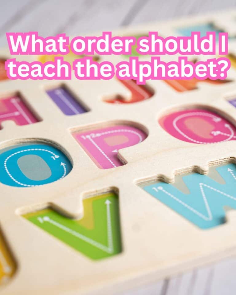 What Order to Teach the Alphabet to Preschoolers