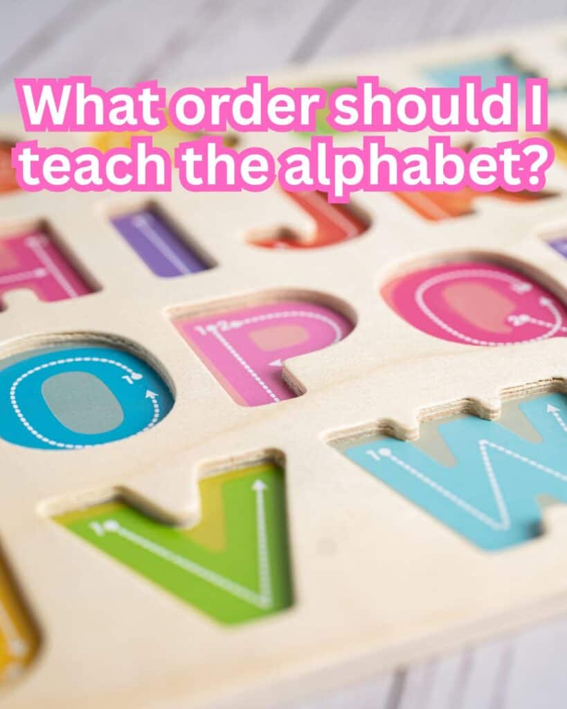 What Order to Teach the Alphabet to Preschoolers