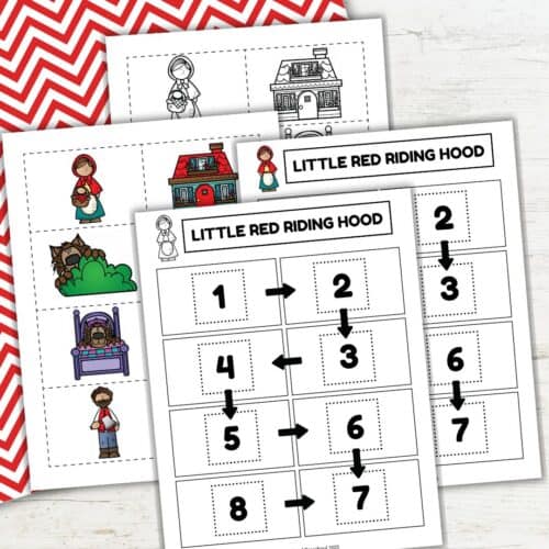 Little Red Riding Hood Story Sequencing Printable