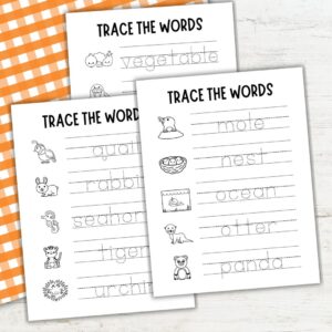 Nature Alphabet Printable for Preschool Learners
