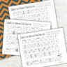 Free Back to School Pattern Worksheets for Preschool