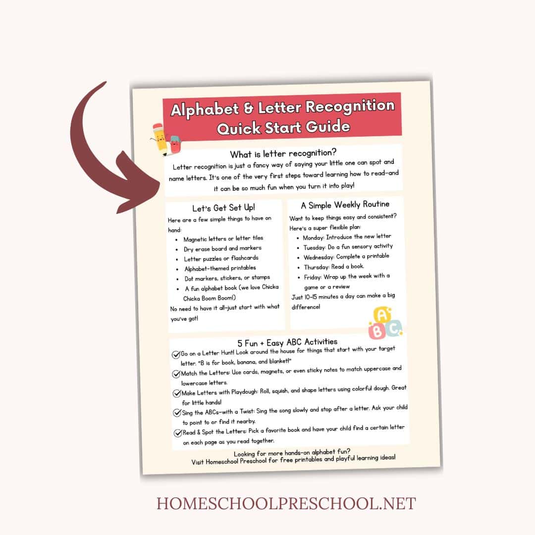 How to Teach Letter Recognition to Preschoolers