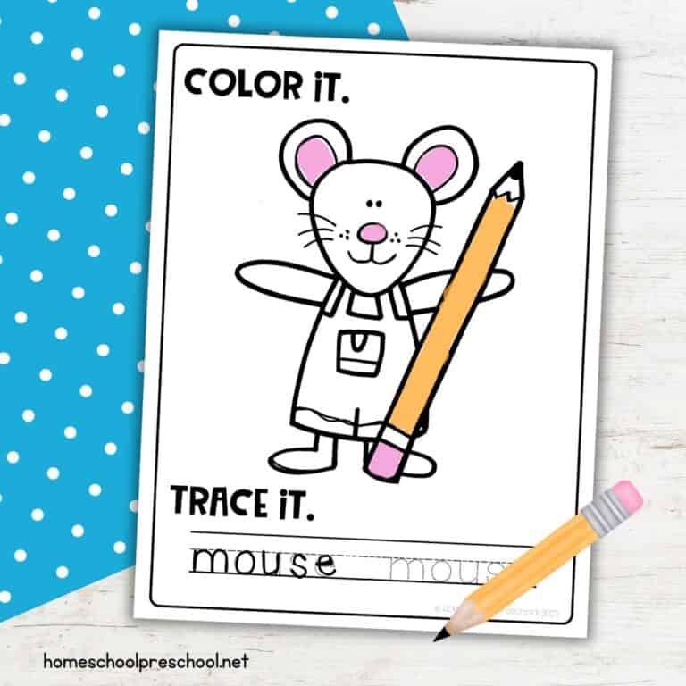 Free If You Take a Mouse to School Coloring Pages