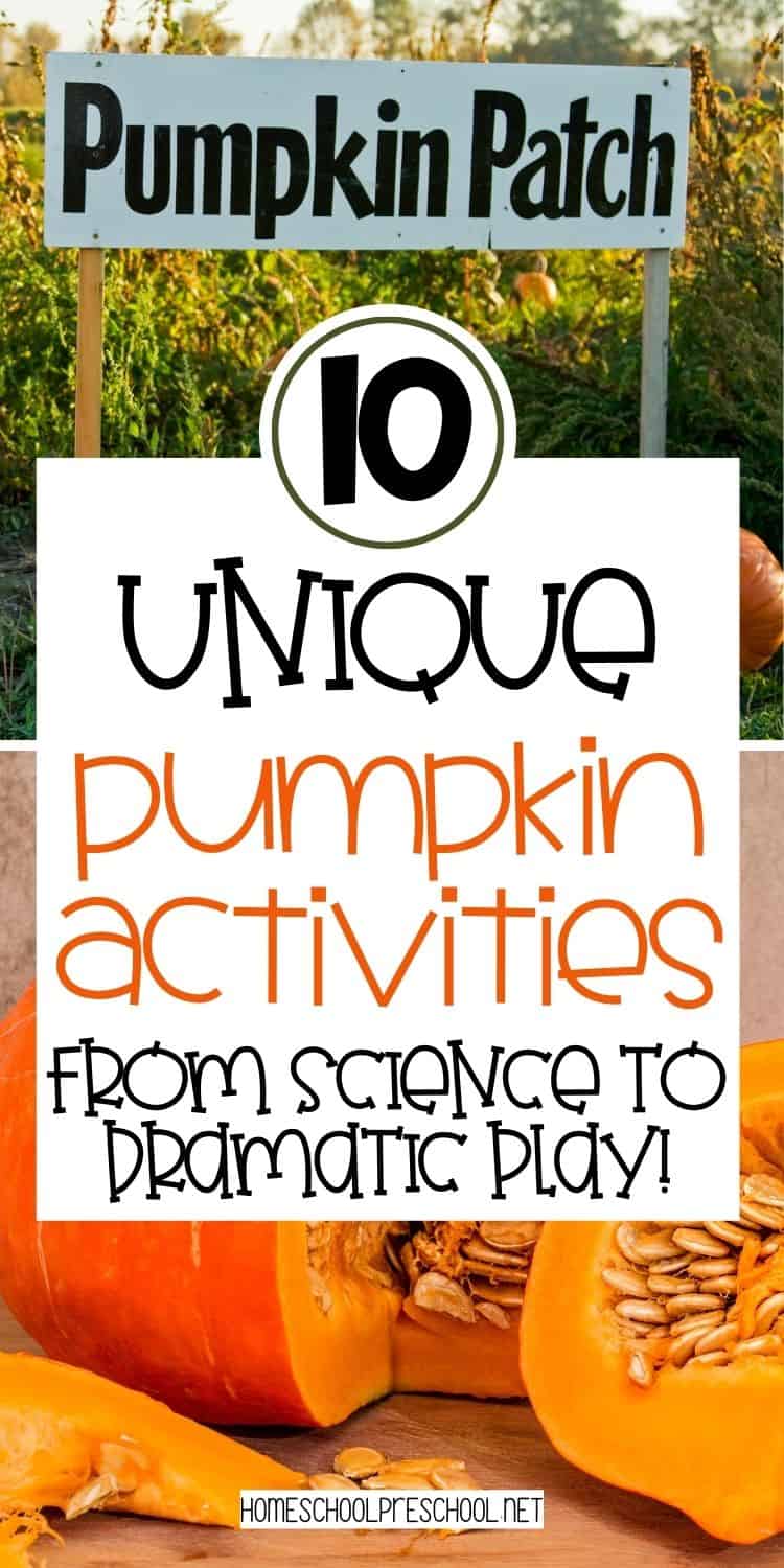 Preschool Pumpkin Theme (Free Lesson Plan Inside!)
