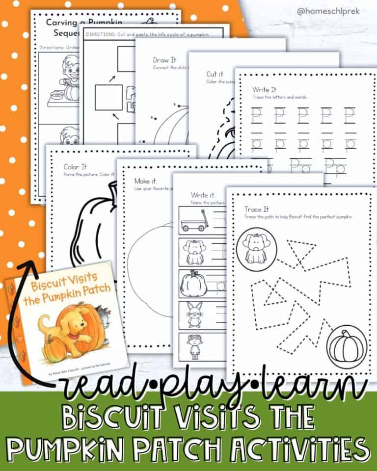 Biscuit Visits the Pumpkin Patch Free Printable Pack