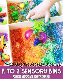 A to Z Alphabet Sensory Bin Ideas for Preschoolers | Hands-on Fun