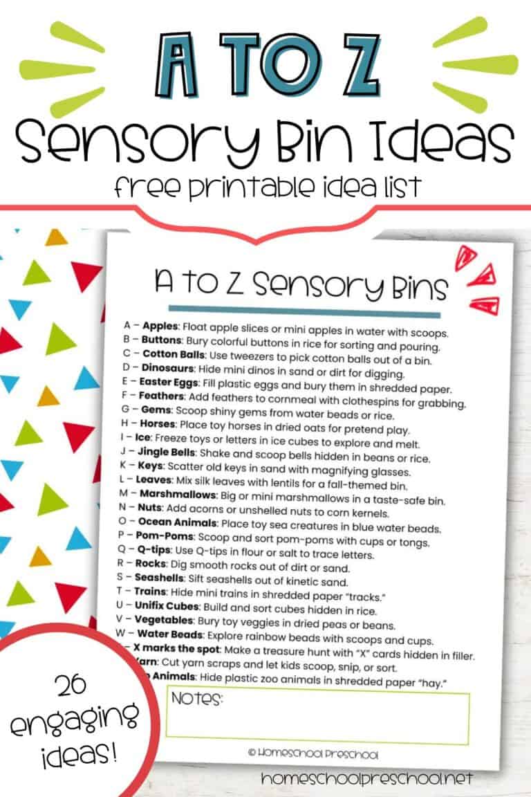 A to Z Alphabet Sensory Bin Ideas for Preschoolers | Hands-on Fun