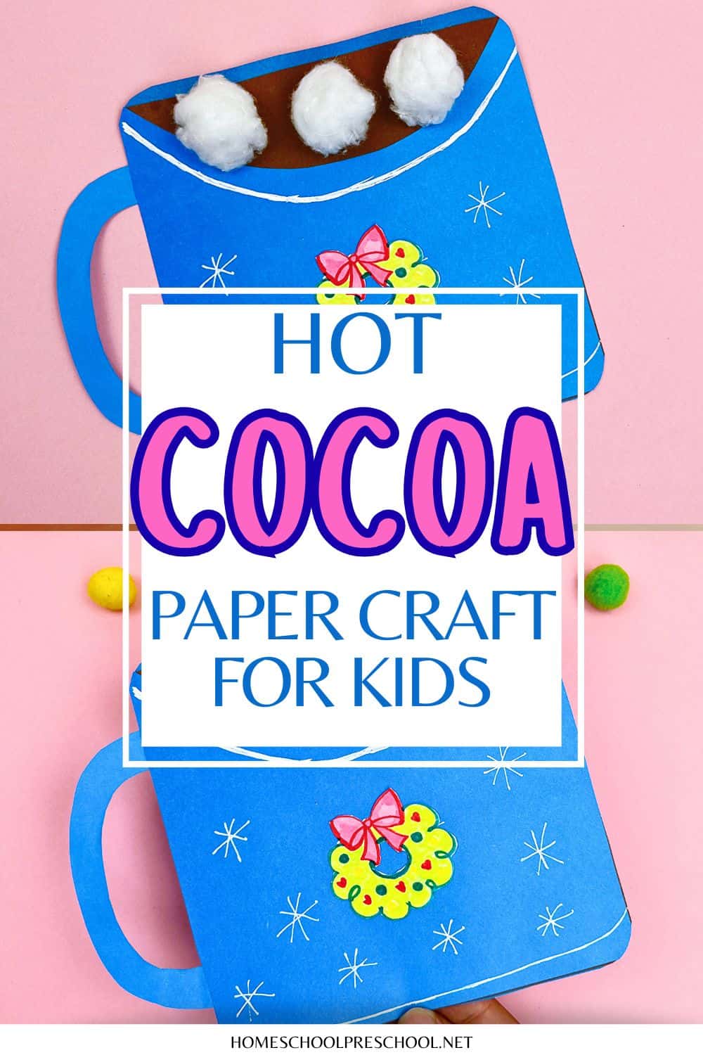 Hot Chocolate Winter Craft for Preschoolers: Cozy & Creative Fun