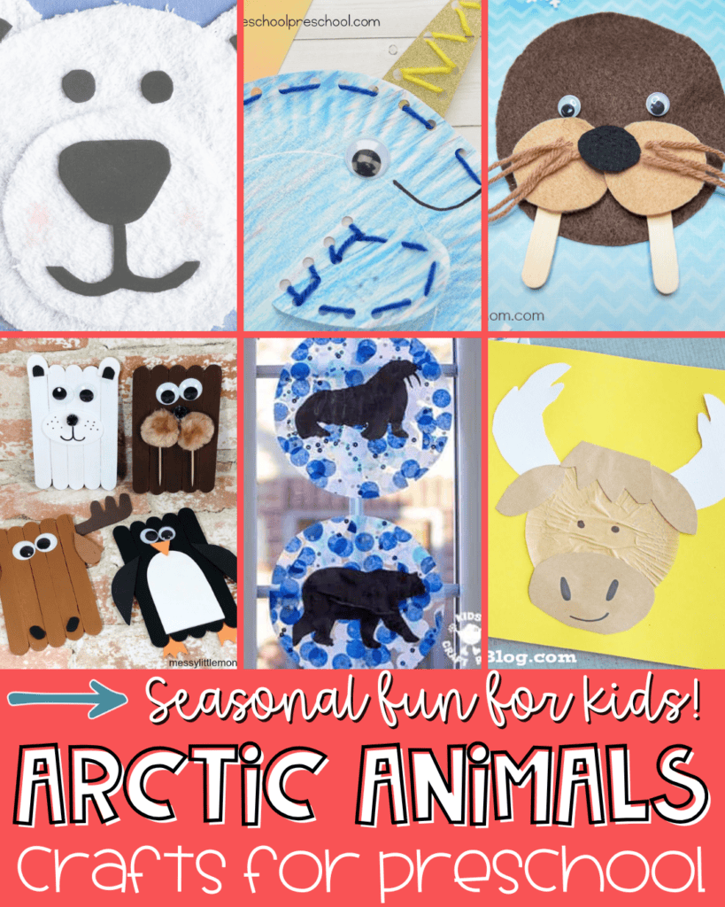 Arctic Animals Preschool Crafts: Easy Winter Art Activities for PreK