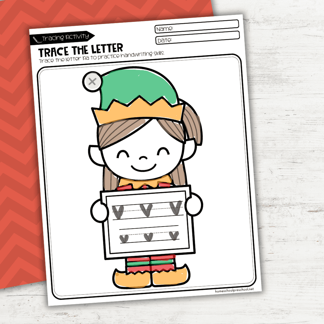 Christmas ABC Writing Practice for the Holidays