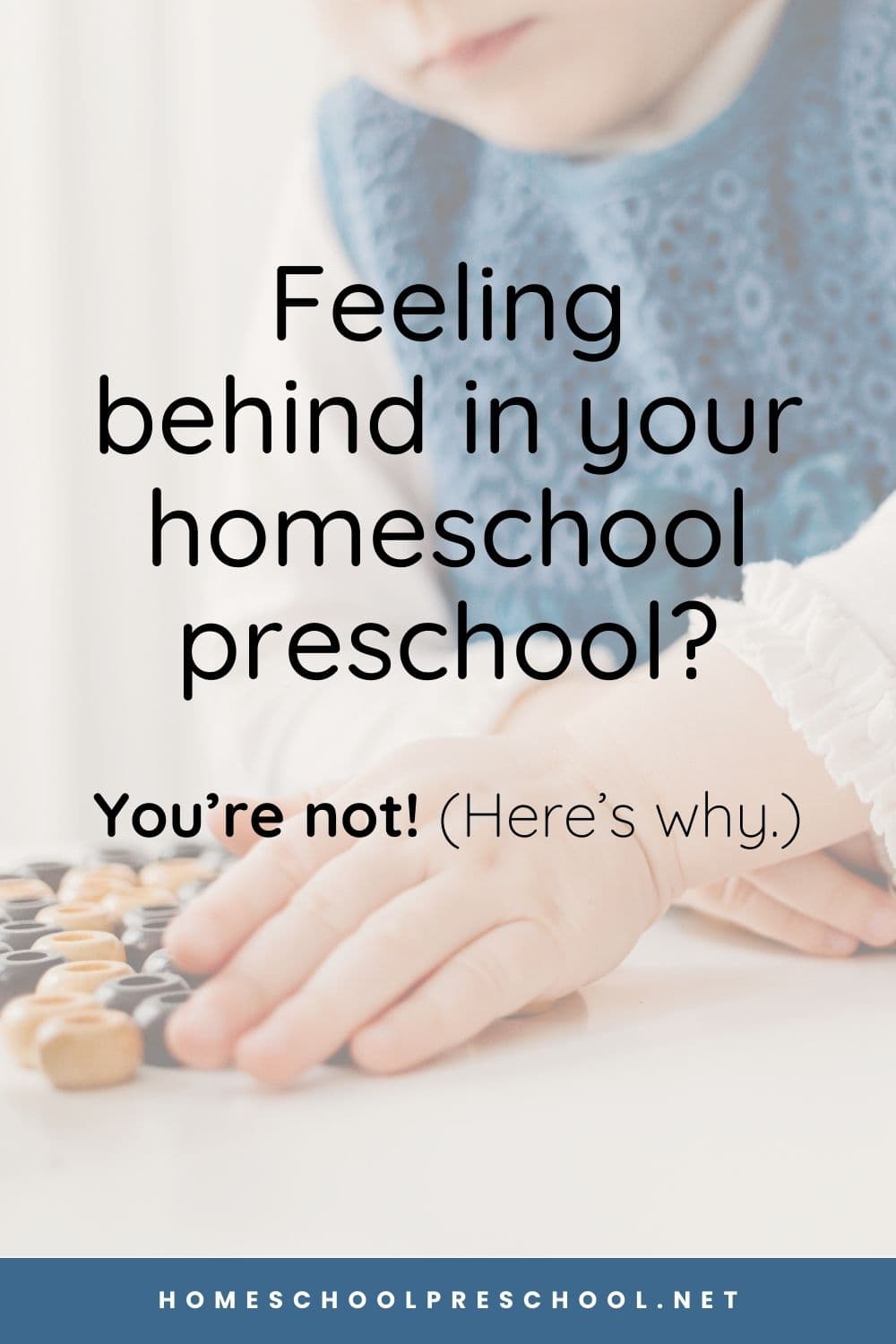 Homeschool Preschool Doesn't Have to Look Like School
