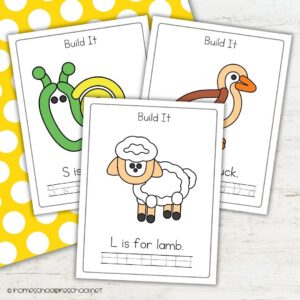 Spring Playdough Mats for Preschool | Free Printables