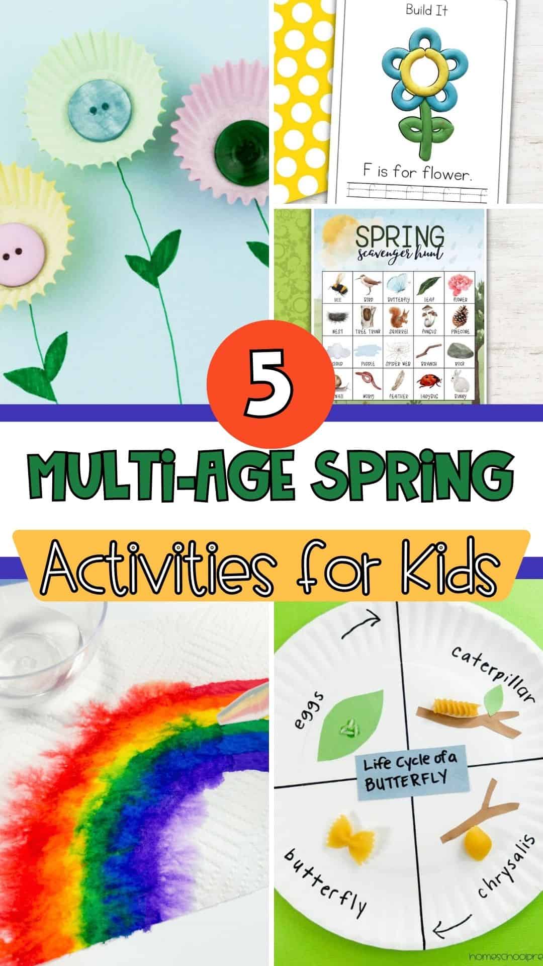 5 Multi-Age Spring Activities (When You're Teaching Multiple Kids)