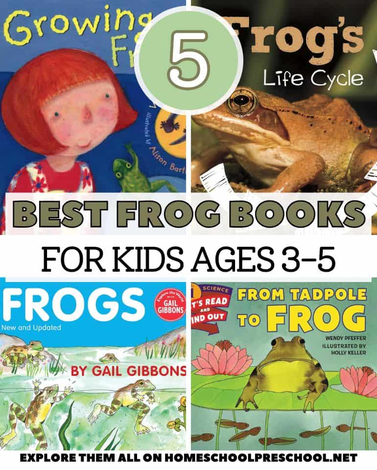 Frog Life Cycle Books for Preschool and Kindergarten (Top Picks)