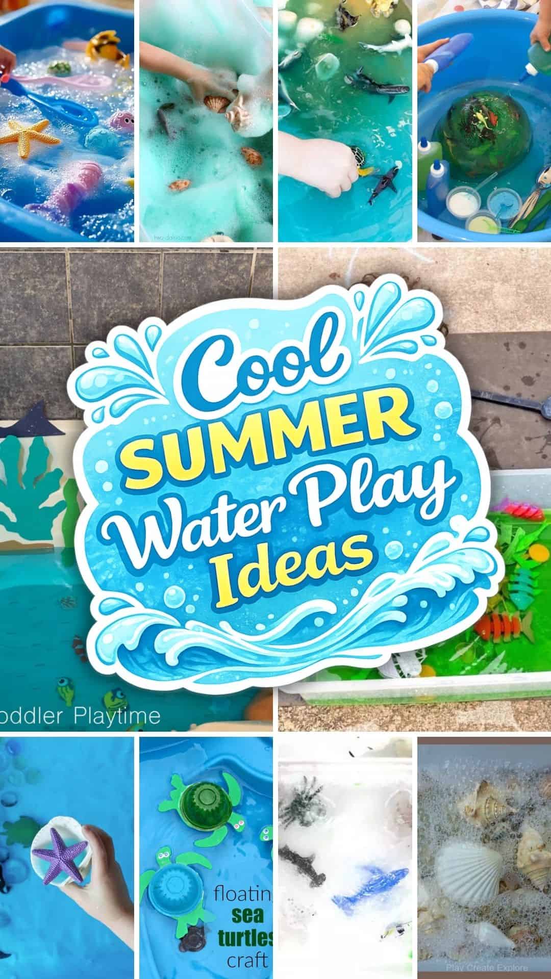 Ocean Water Play Activities for Preschoolers
