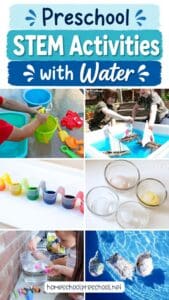 17+ STEM Water Activities for Preschoolers