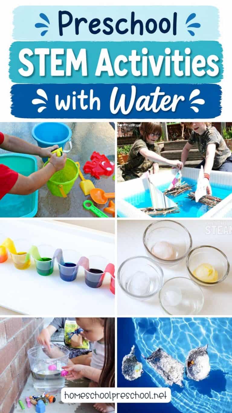 17+ STEM Water Activities for Preschoolers