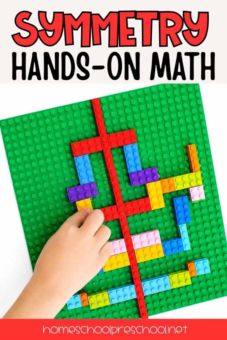 Hands-On Symmetry Activity - Homeschool Preschool